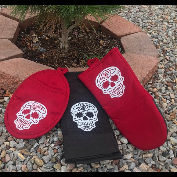 Hand Crafted | Kitchen | Sugar Skull Kitchen Set | Poshmark